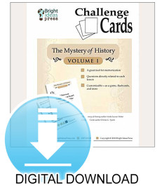 Mystery of History Volume 1 Challenge Cards Digital Download