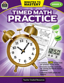 Minutes to Mastery: Timed Math Practice - Grade 5