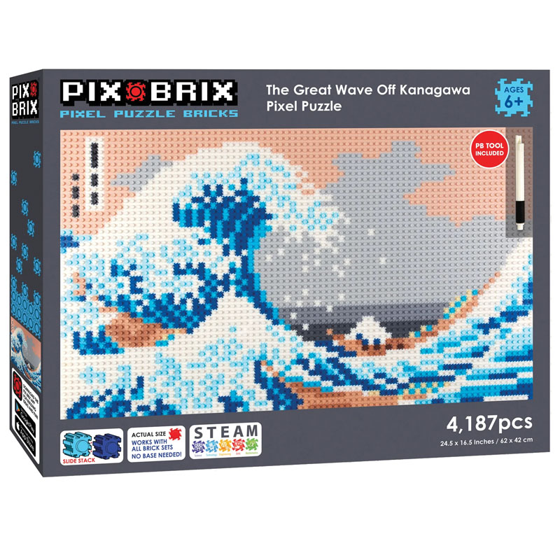 Great Wave Pixel Puzzle