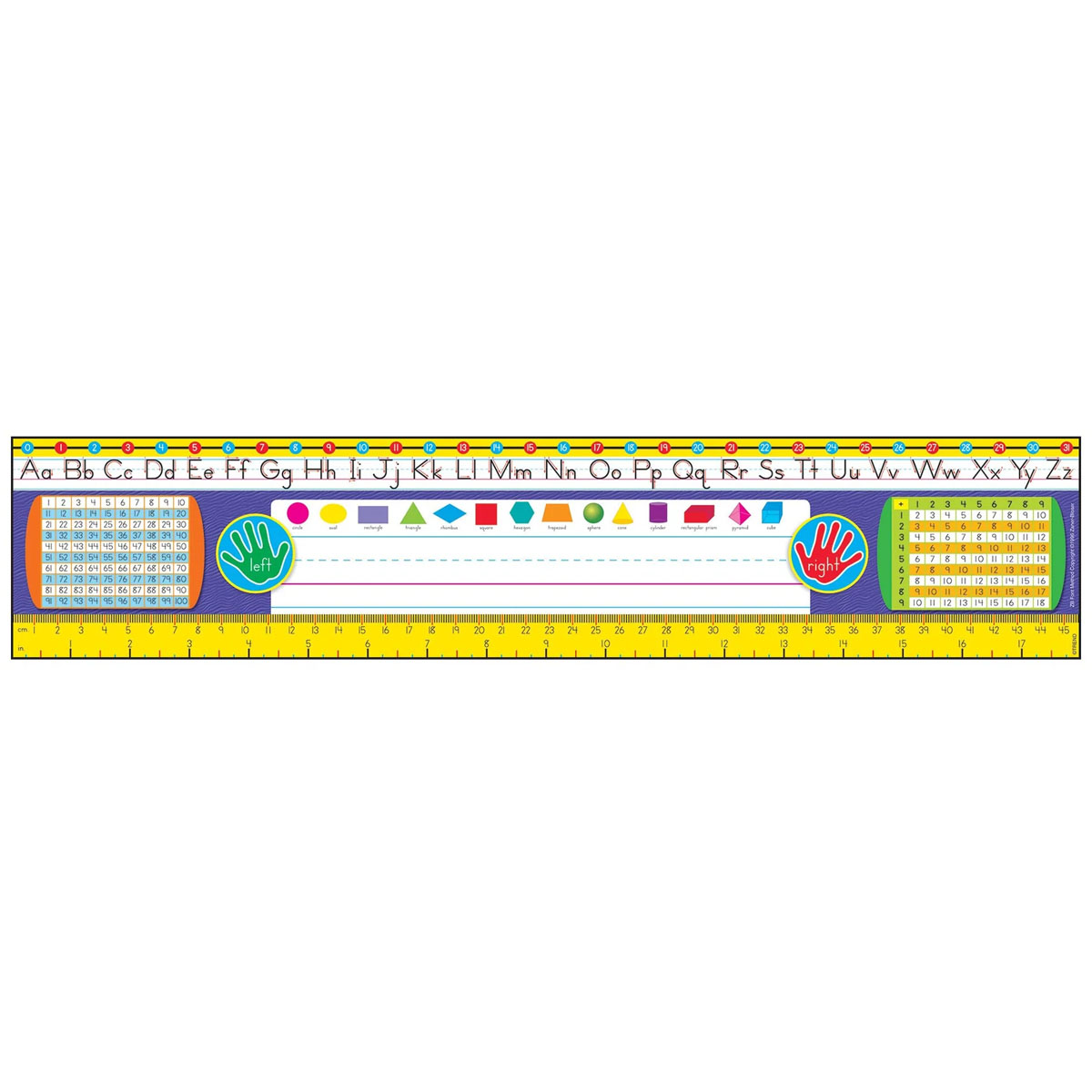 Reference Name Plates - Manuscript Zaner-Bloser (Grades 2-3)