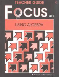 Using Algebra Teacher Guide C