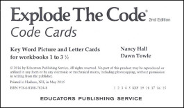 Explode the Code Cards (2nd Edition)