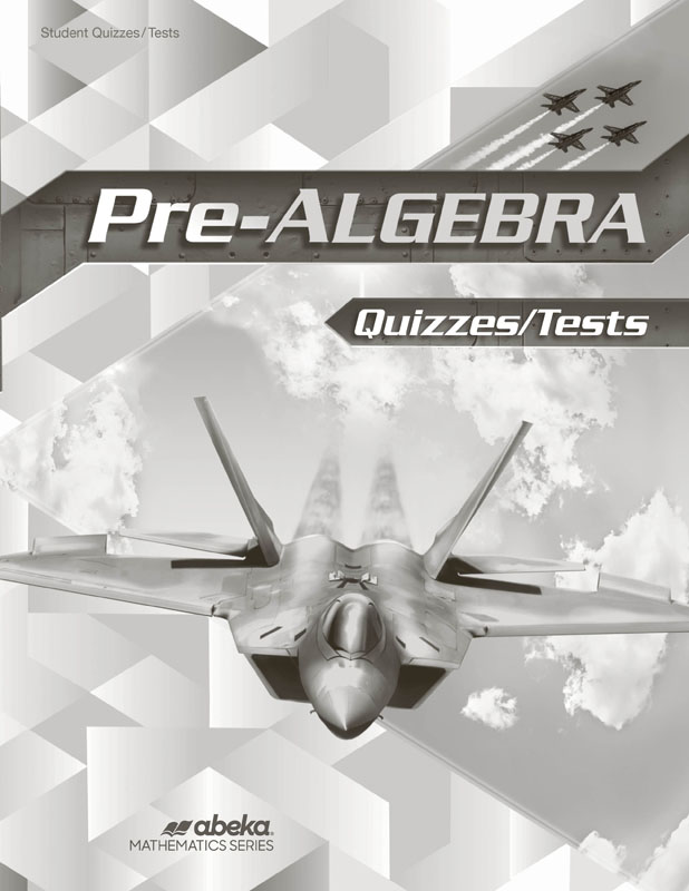 Pre-Algebra Quiz and Test Student Book (Revised)