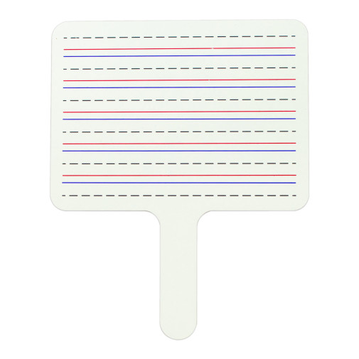 2-Sided Dry Erase Answer Paddle