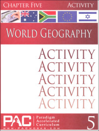World Geography - Chapter 5 Activities