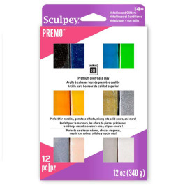Premo! Sculpey Multipack Mixed Effects 12 pc