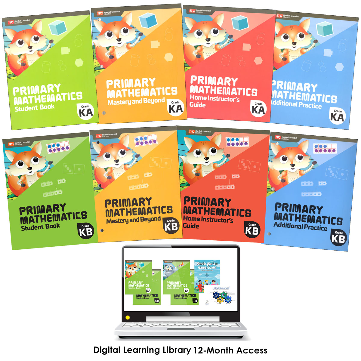 Primary Math 2022 Grade K Full Year Set & Digital Learning