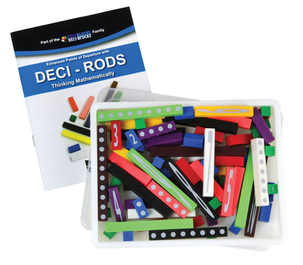 Printed Deci-Rods with Teachers Guide in Container