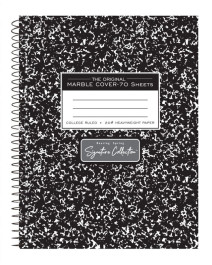 Composition Wirebound Book-College Ruled (70 sheets) 9 3/4 x 7 1/2