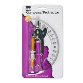 Compass - Ball Bearing and 6 Protractor Set