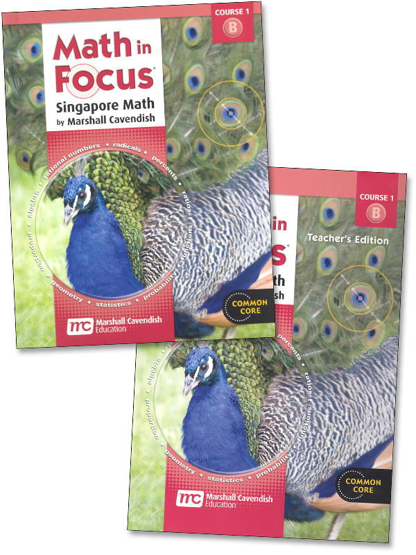 Math in Focus Course 1 Grade 6 Homeschool Kit 2nd Semester