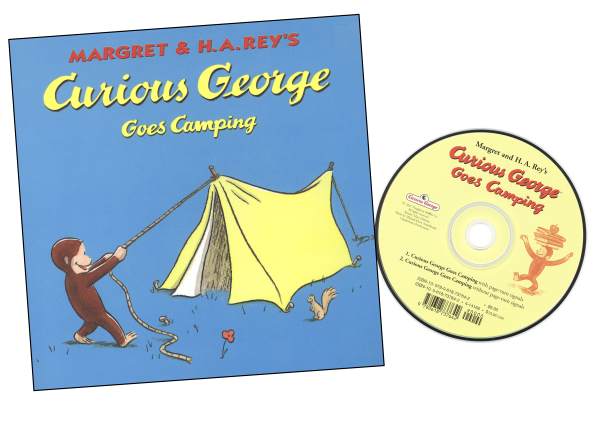 Curious George Goes Camping Book & CD