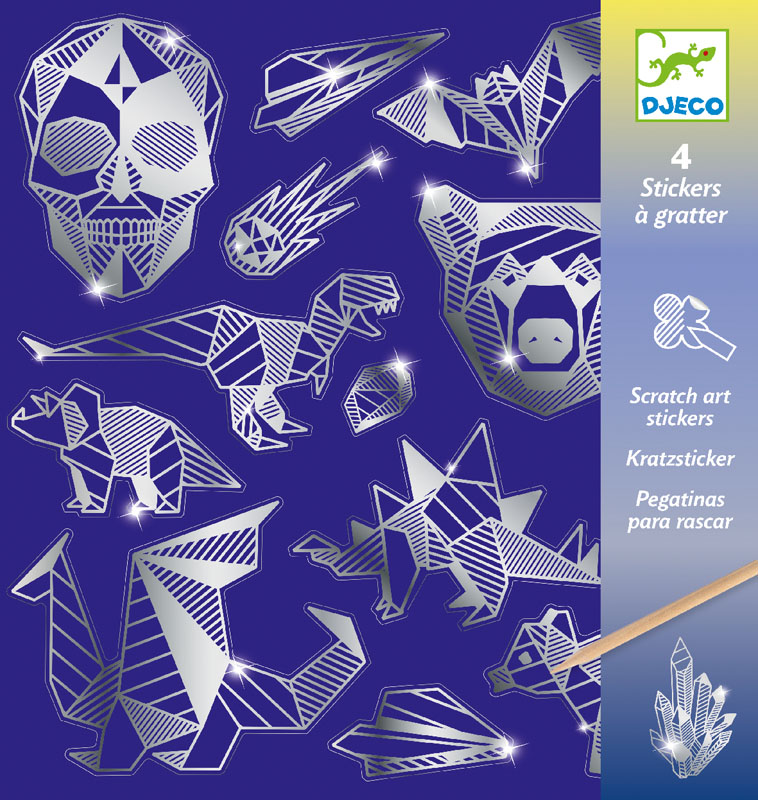 Iron Scratch Stickers