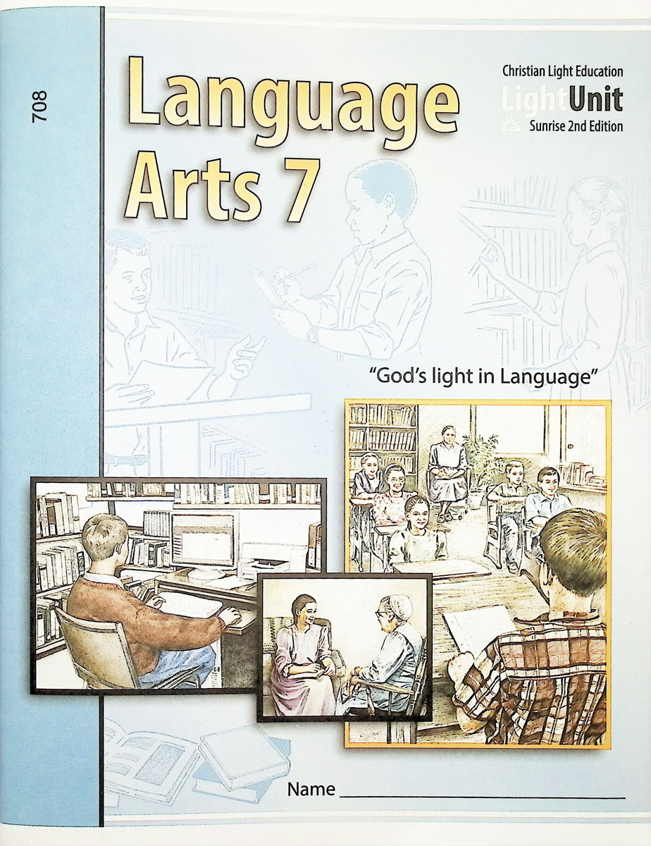 Language Arts LightUnit 708 Sunrise 2nd Edition