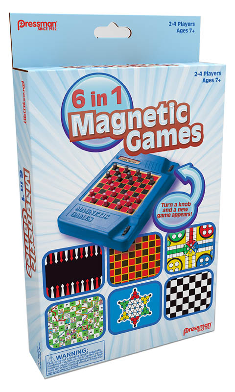 6-in-1 Magnetic Games