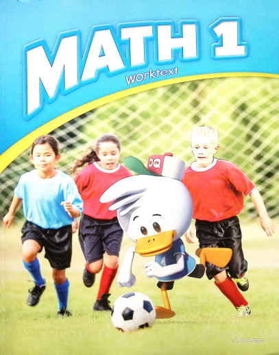 BJU Press Math 1 Student Worktext 5th Edition