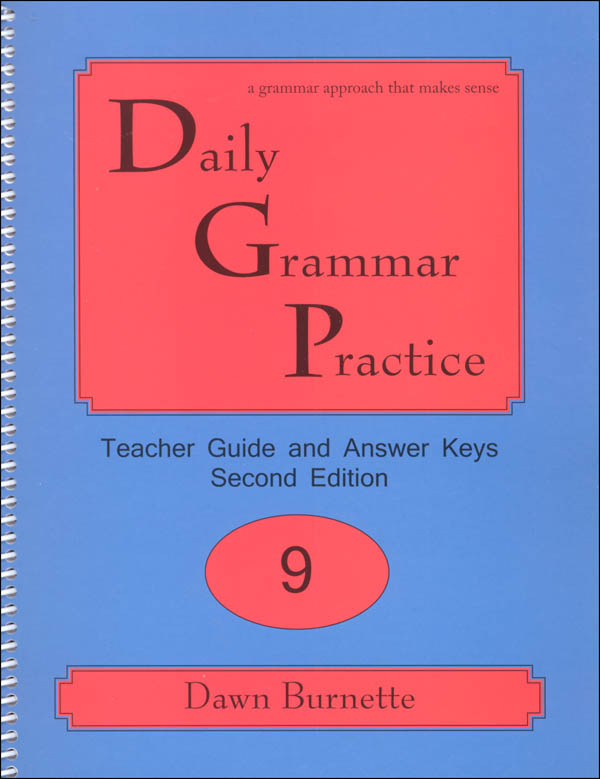 Daily Grammar Practice Teacher Guide Grade 9