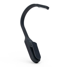 Mighty Bright Clip-On Flexible Rechargeable Book Light - Black