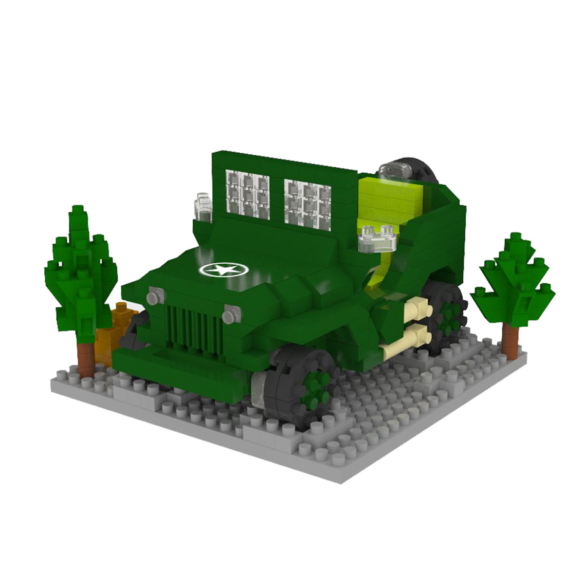 Mini Building Blocks: World War II Recon Vehicle (399 pieces)