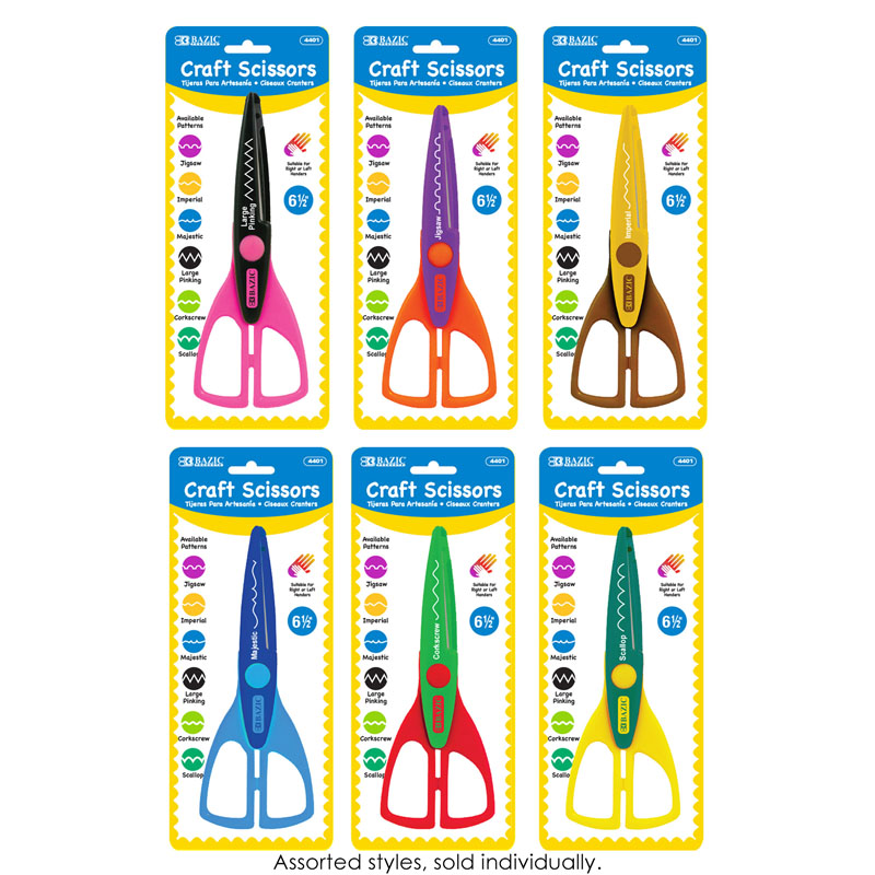 Craft Scissors 6 1/2" - Assorted Style