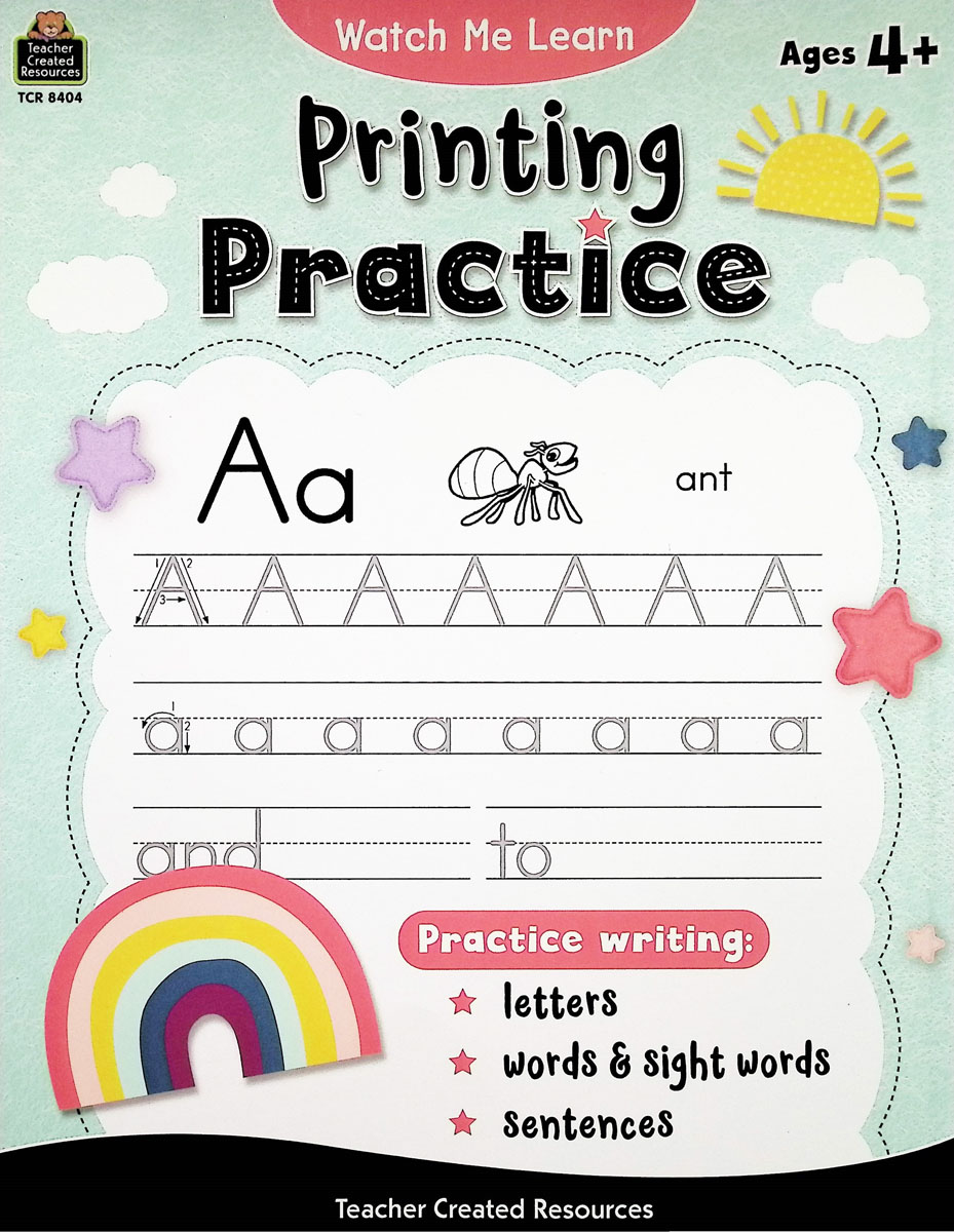 Watch Me Learn: Printing Practice