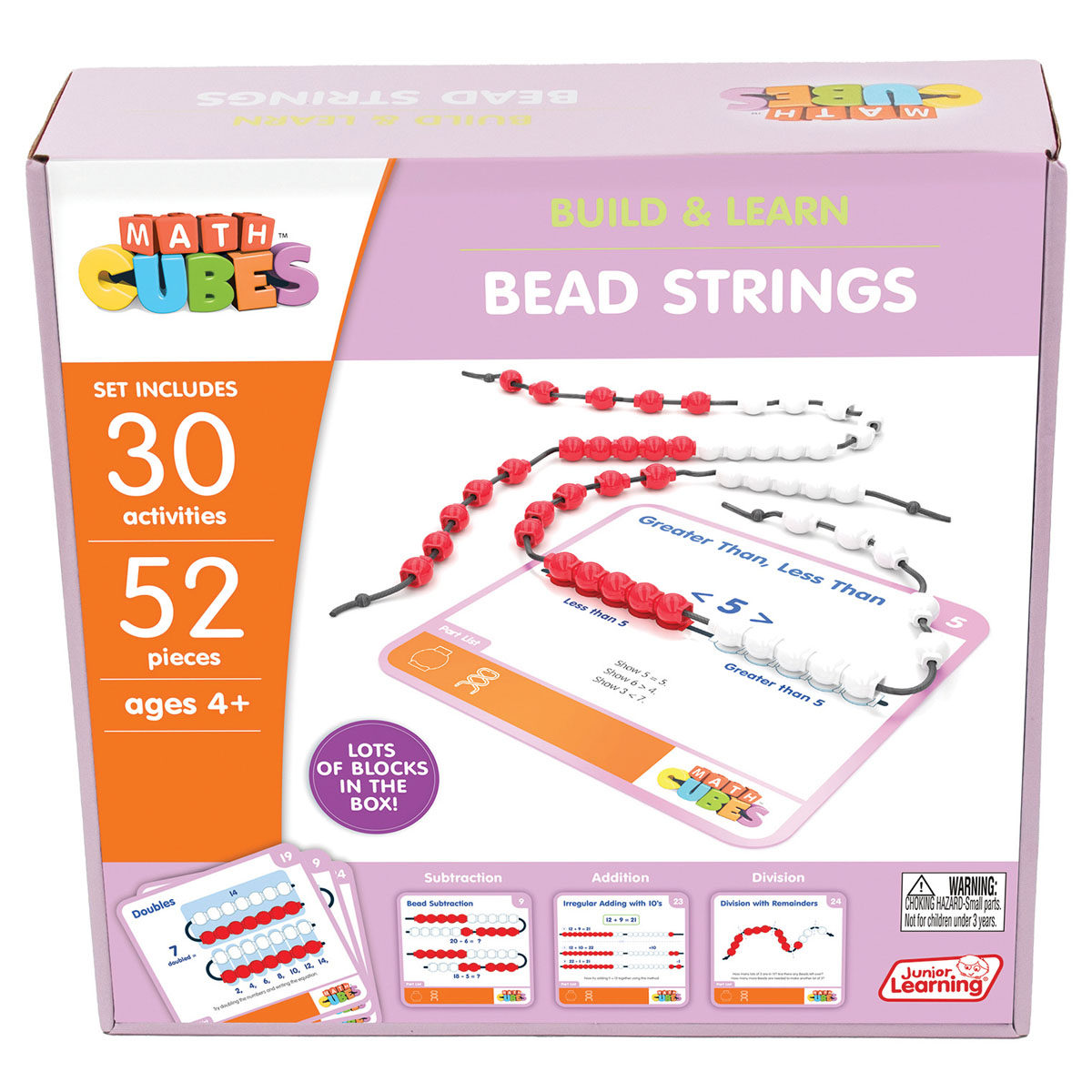Math Cubes - Bead Strings