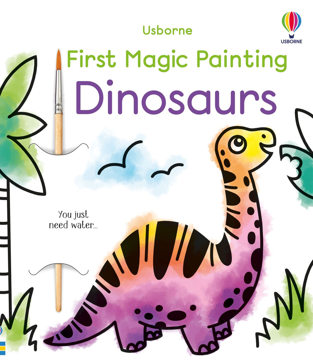 First Magic Painting Book - Dinosaurs