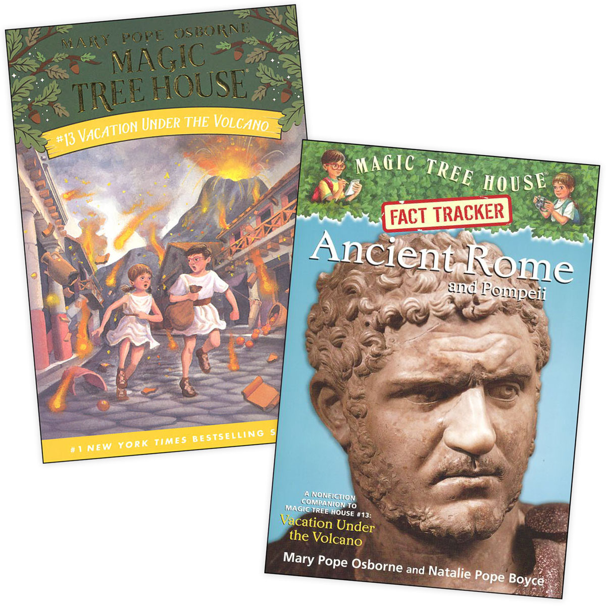 Magic Tree House Vaction Under Volcano with Fact Tracker