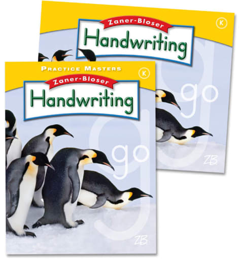 Zaner-Bloser Handwriting Grade K Home School Bundle - Student Edition ...