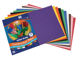 Construction Paper Fade-Resistant 12 x18 Assorted Colors