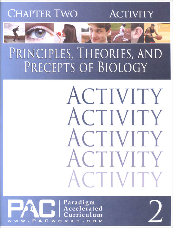 Principles, Theories & Precepts of Biology Chapter 2 Activities