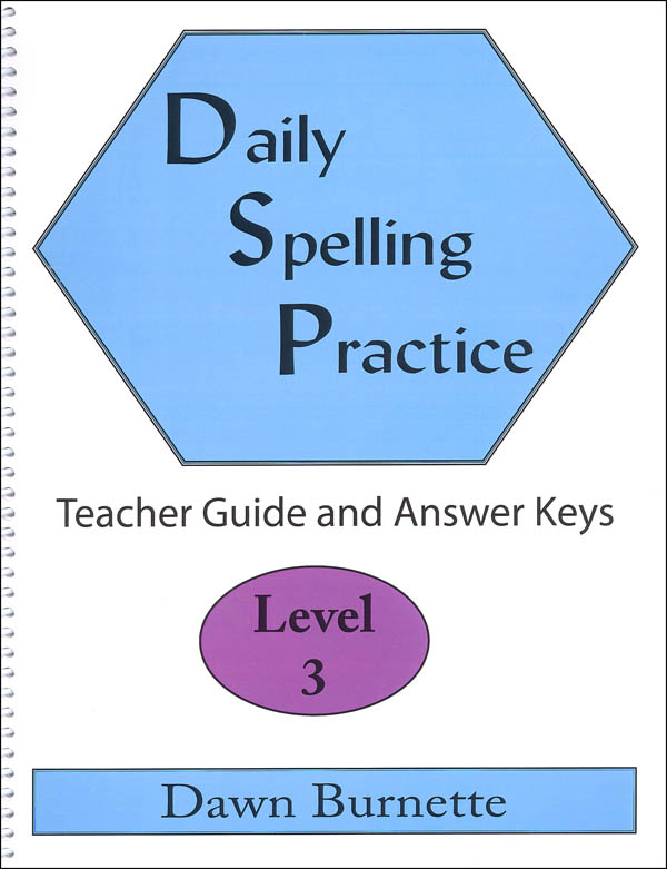 Daily Spelling Practice Level 3 Teacher Guide