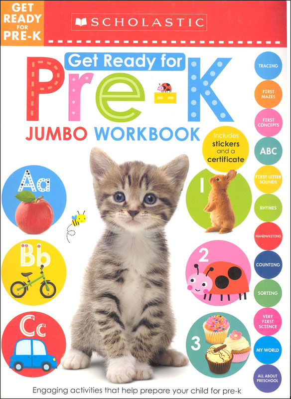 Jumbo Workbook: Get Ready for Pre-K (Scholastic Early Learners)