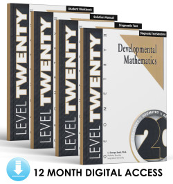 Developmental Mathematics: Level 20 E-Book Set | 9th Grade - 12th Grade ...