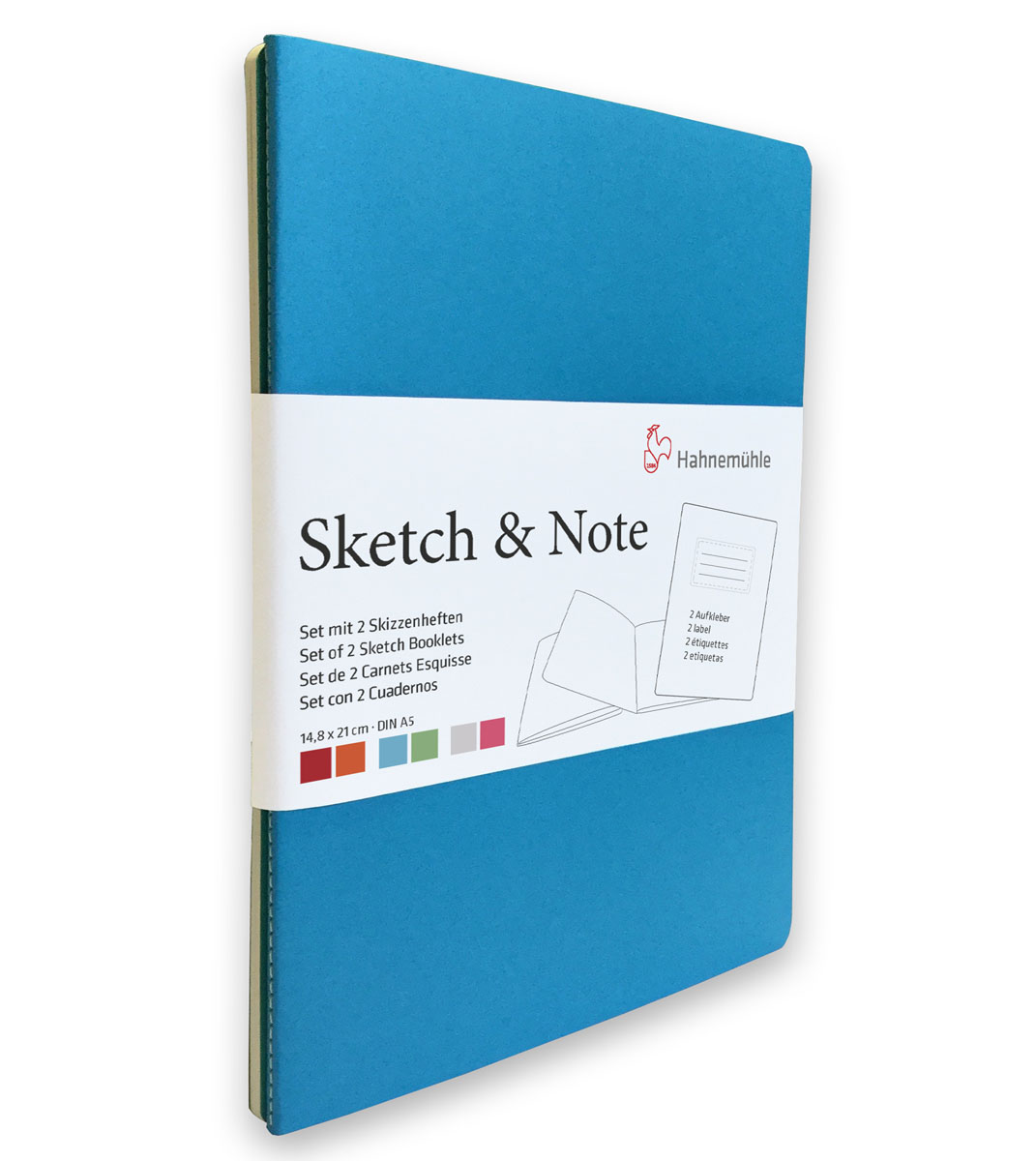 Sketch & Note Booklets - Blue Bundle: Size A5/5.83" x 8.27" (2 books)