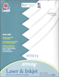 Laser & Inkjet Paper 8 1/2 x 11 500 Sheets (White)