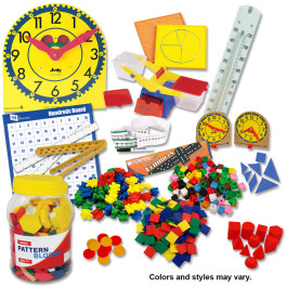 Manipulative Kit K-3 (Wooden Pattern Block Upgrade, Jud