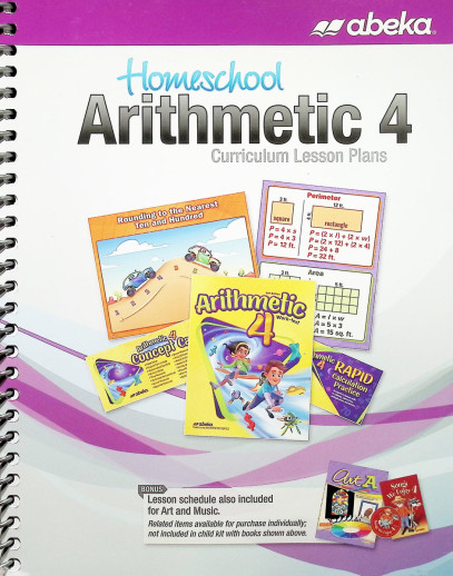 Arithmetic 4 Homeschool Curriculum Lesson Plans - Revised