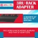 Rack Adapter, 23" to 19", 3RU