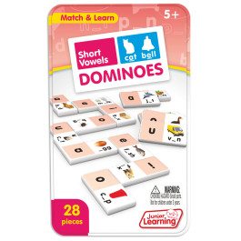Short Vowels Dominoes - 28 pieces (Match and Learn)