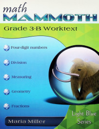 Math Mammoth Grade 3-B Worktext (2024 Edition, Full Color)