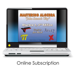 Mastering Algebra - Algebra 1 3rd Edition Online Video Access (24-month ...