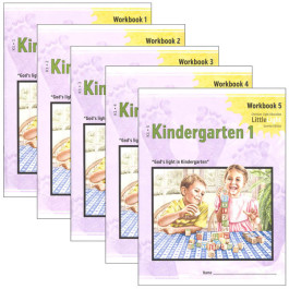 Kindergarten I LittleLight Workbook Set (1-5)