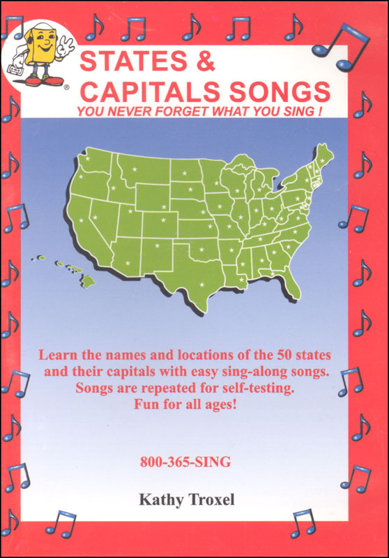 States and Capitals Songs DVD Set
