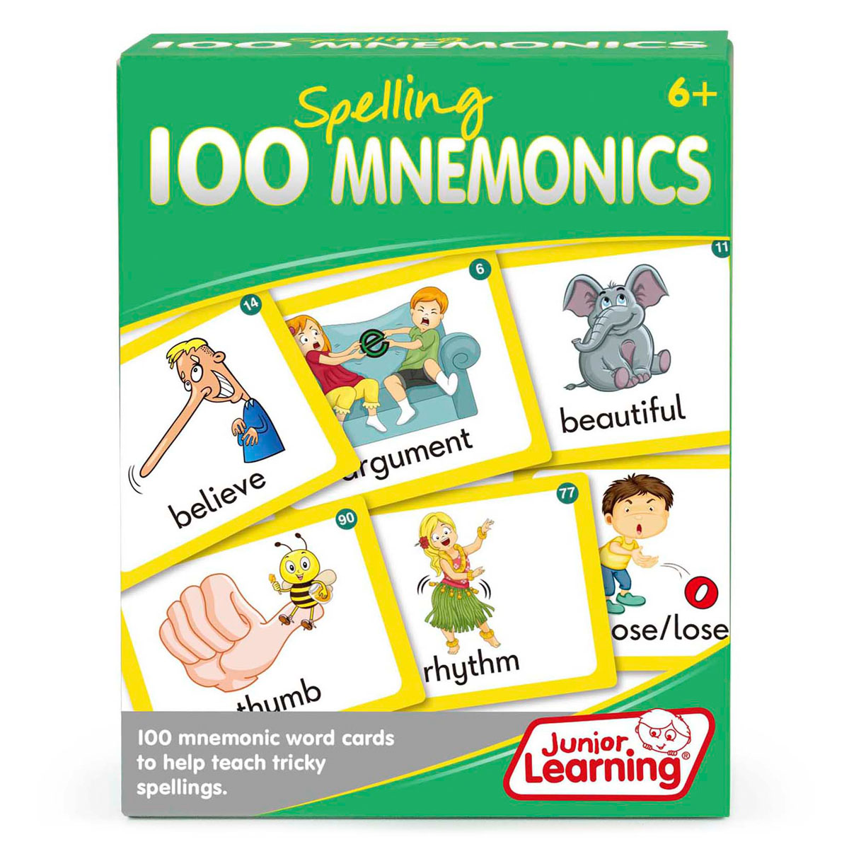 100 Spelling Mnemonics Cards