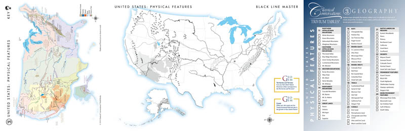 Trivium Tables: Cycle 3 Geography Reference Tool