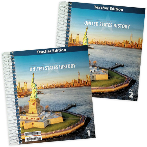 BJU Press United States History Teacher's Edition 6th Edition