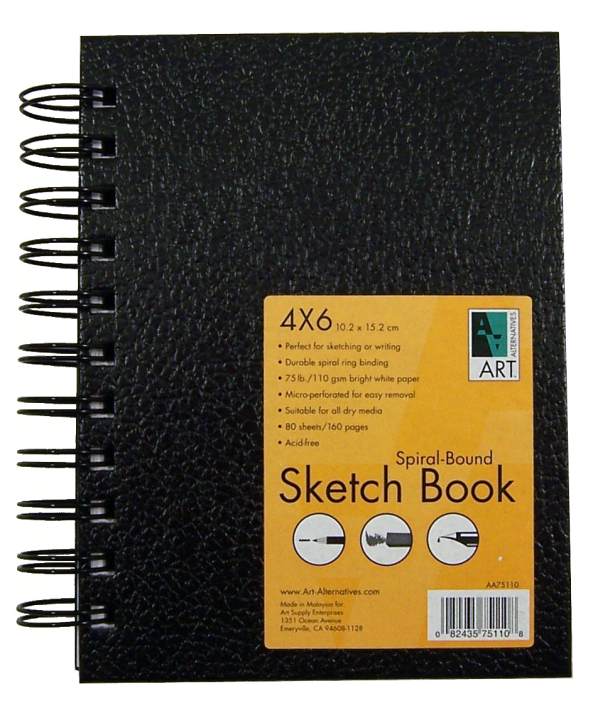 Sketch Book Spiral-Bound 4"x6"