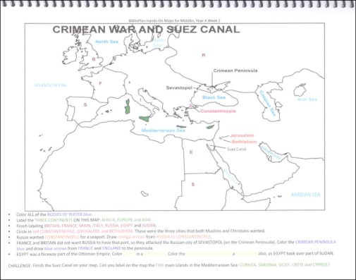 BP Modern History Hands-On Maps for Middle School