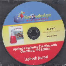 Apologia Exploring Creation with Chemistry 3rd Edition Lapbook CD